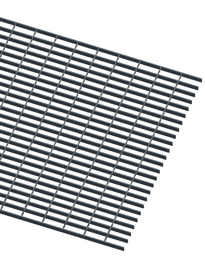 Global Walkway Open Steel Grating Standard Panels with '41/100 pitch ...