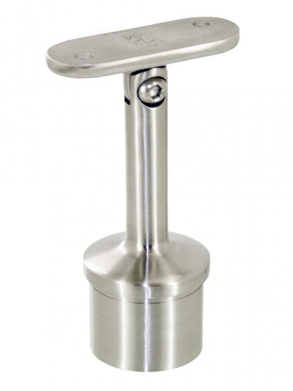 Global Walkway Stainless Steel Handrail Saddle With Adjustable Flat Top ...