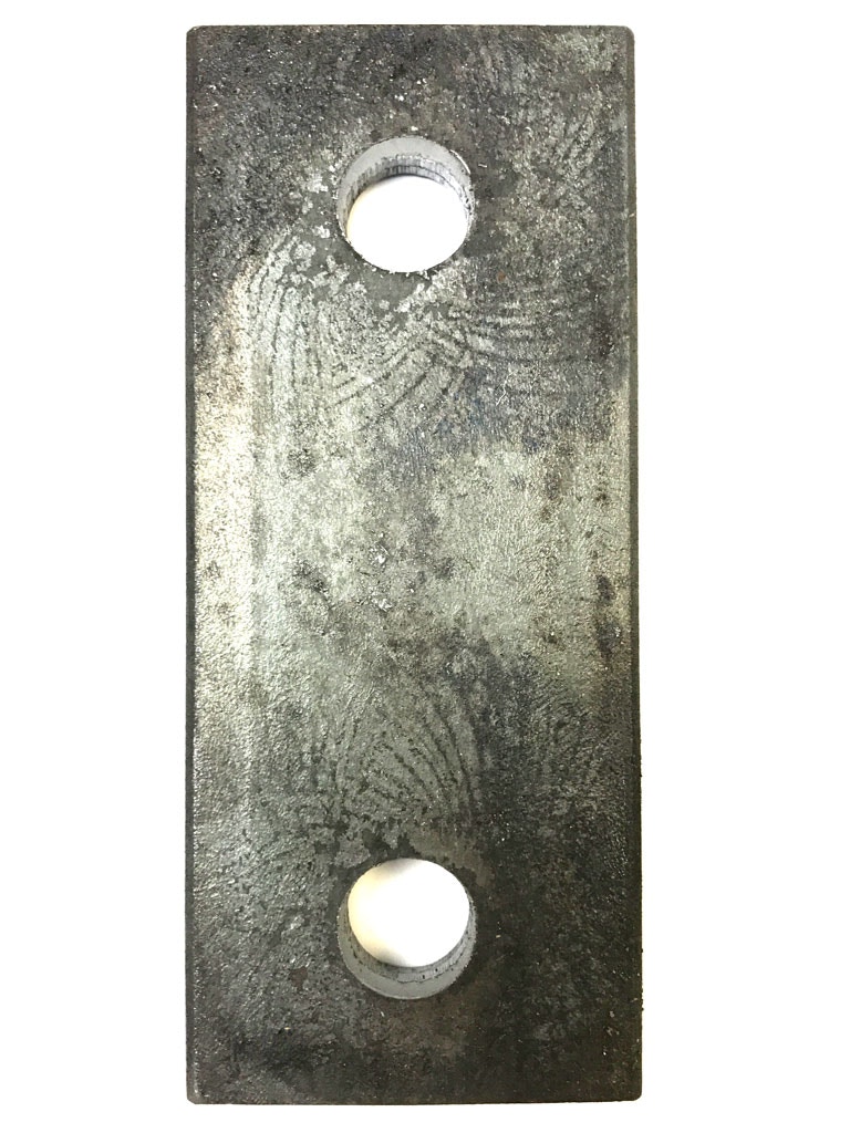 Global Walkway Base Plate 150x65x15 c/w 2no. 18dia. holes @ 100ctrs ...