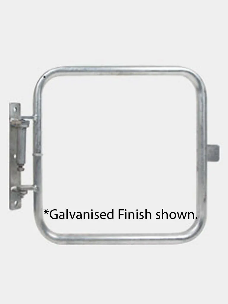 Global Walkway self closing half height ladder safety gates.