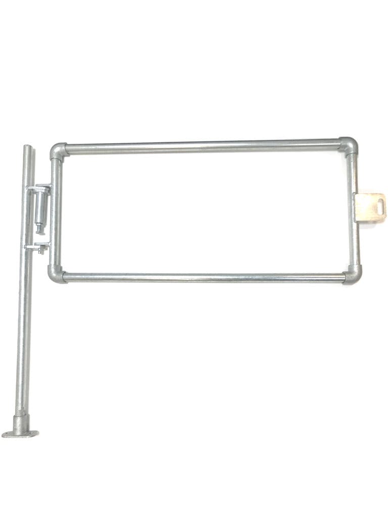 Global Walkway Self Closing Half Height Gate to Tube Adjustable