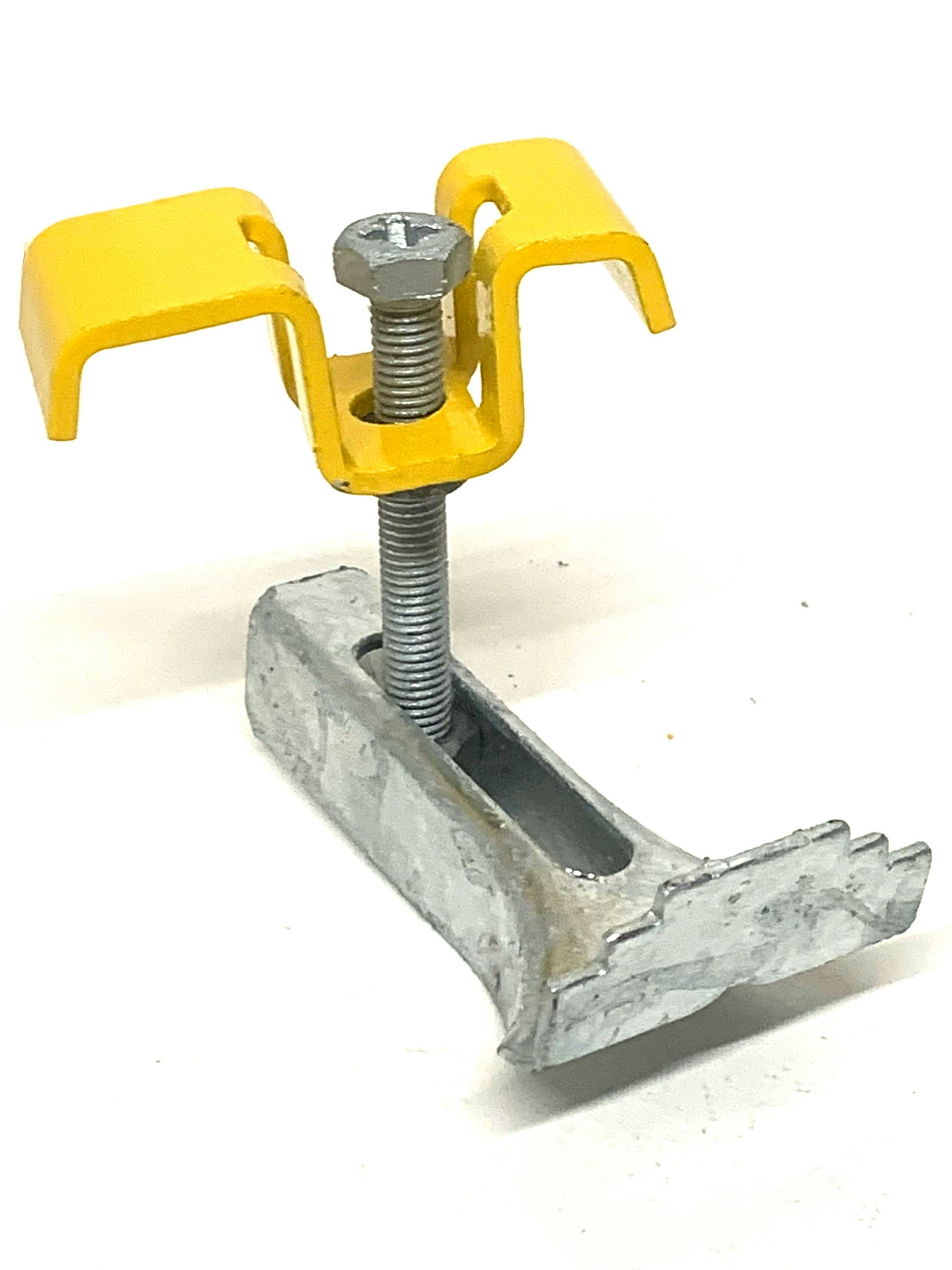 Global Walkway Standard Floorclip Galvanised with Yellow Deep Slotted ...