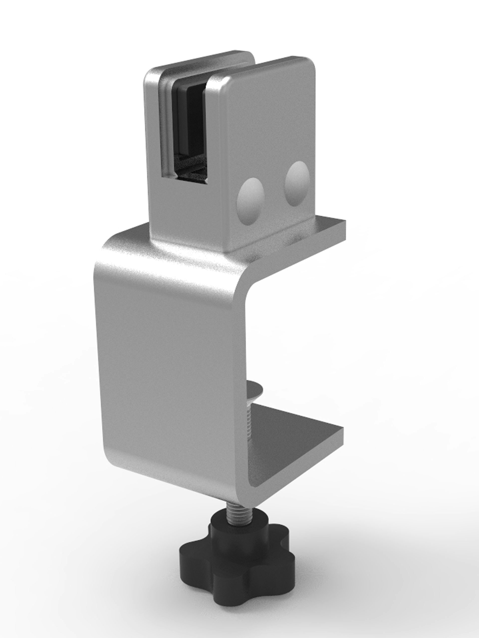 Global Walkway Stainless Steel Desk Clamp to suit 6, 8 OR 10mm ...