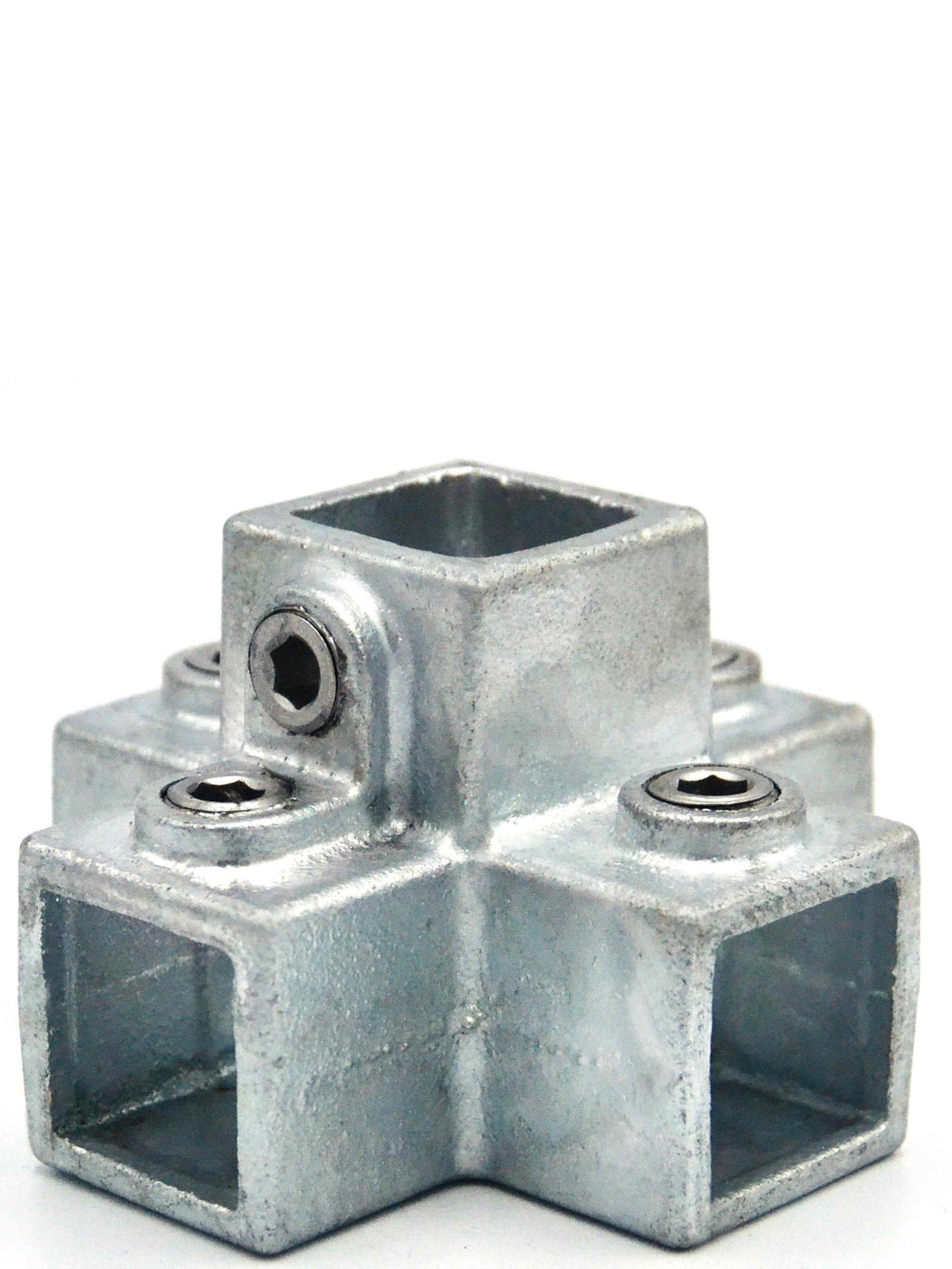 158 4way Cross Key Clamp ( Square 25 x 25)