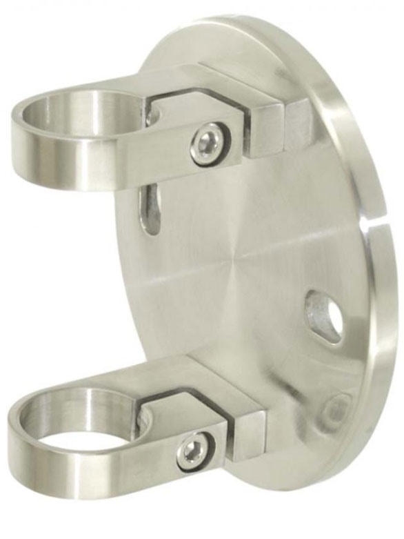 Global Walkway Stainless Steel Round Side Fix Bracket Small ...
